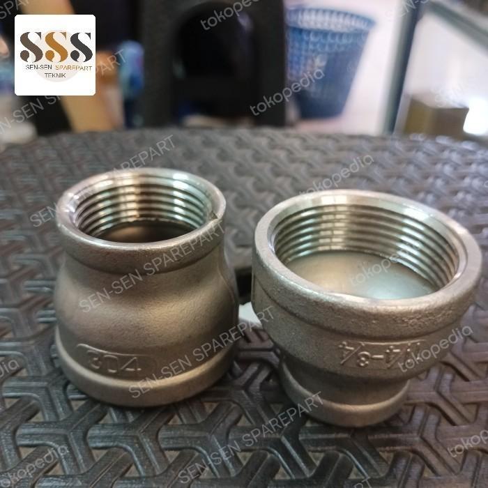 Jual Sock Reducer 2" x 1 1/2" inch SS304 / vlok sok reducer - Jakarta ...
