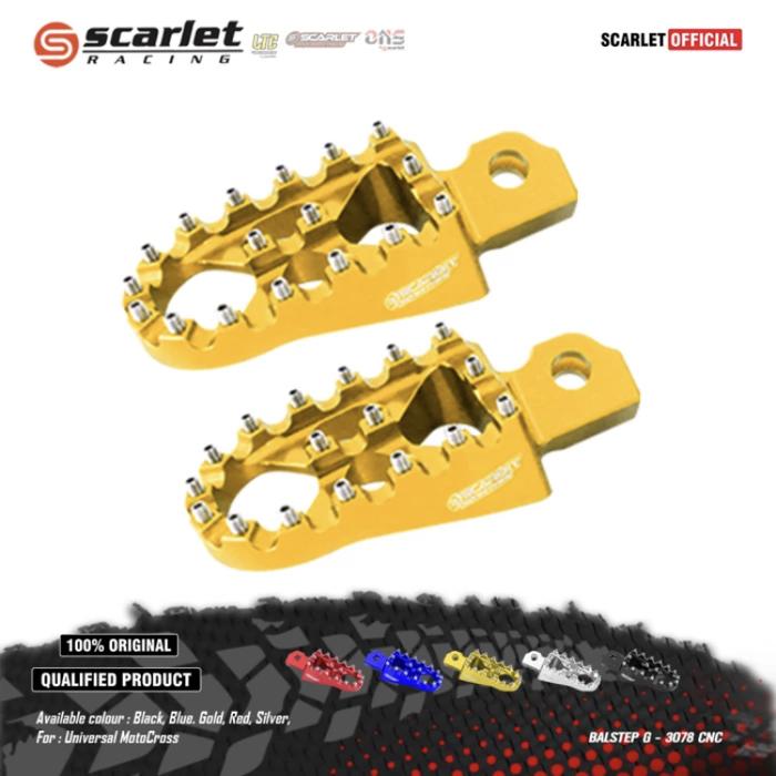 Jual SCARLET RACING Balstep Footstep Pijakan Kaki Motor G-3078 KLX CRF ...