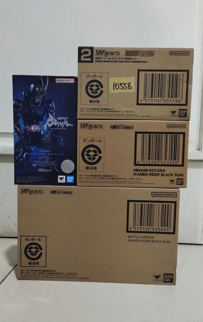 Jual SHF kamen rider black sun set 4 battle hooper minami first henshin NEW - Jakarta Pusat ...