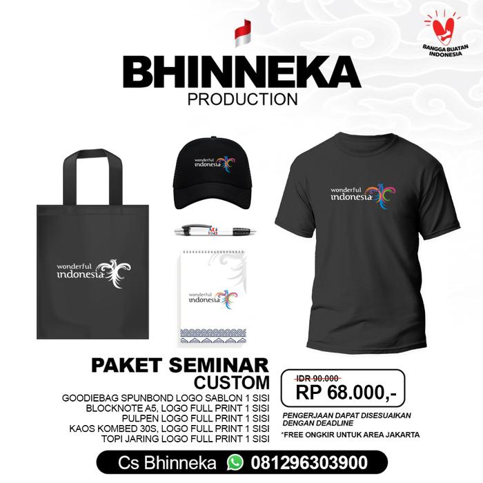 Jual PAKET SEMINAR, EVENT, MERCHANDISE LENGKAP REGULER CUSTOM - Jakarta ...