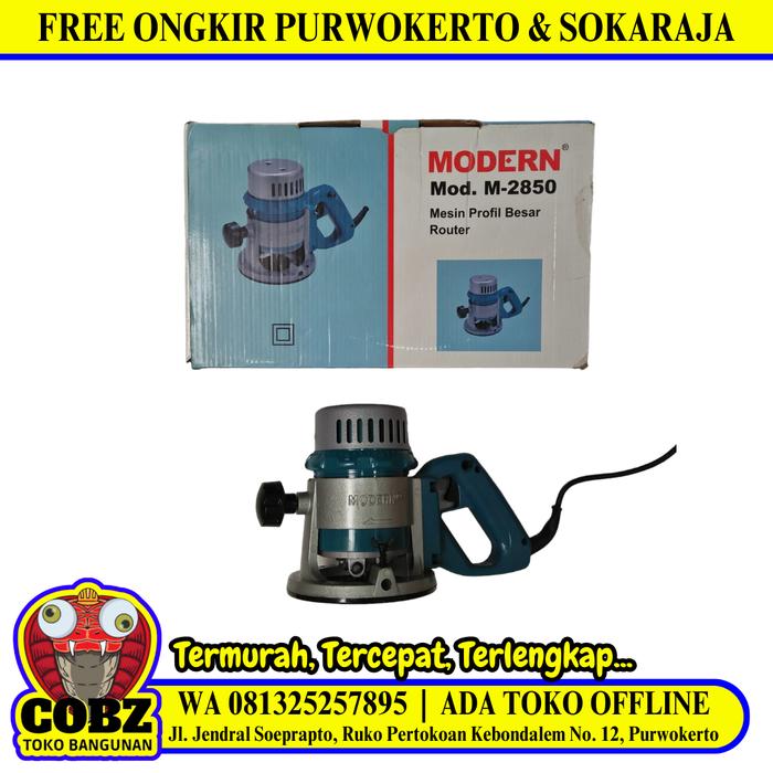 Jual MODERN M2850 Mesin Profil Router Trimmer Listrik Kabel Set - Kab ...