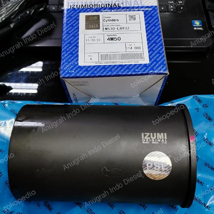 Jual LINER SANY SY215 ENGINE MITSUBISHI 4M50 IZUMI ORIGINAL - Jakarta ...