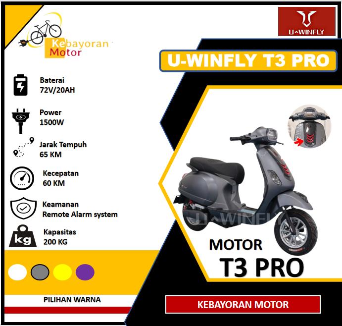 Jual Motor listrik UWINFLY T3Pro GARANSI RESMI - Jakarta Selatan ...