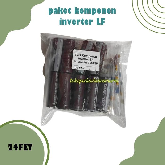Jual Komponen Paket Komponen Inverter Low Frequency 24 Mosfet [SINUS ...