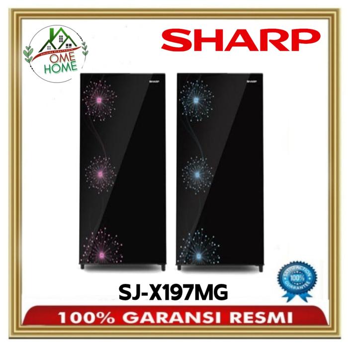 Jual KULKAS SHARP SJX 197 MG LEMARI ES 1 PINTU SJX197MG SJX 197MG SHINE ...