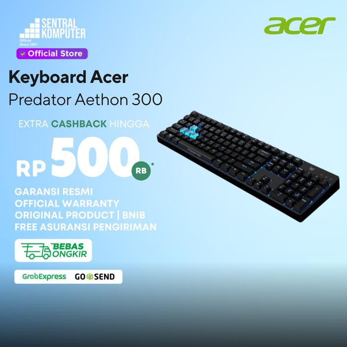 Promo Keyboard Gaming Predator Aethon 300 Mechanical (NP.KBD1A.024 ...