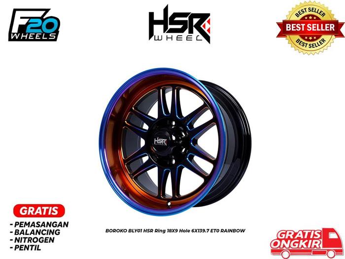 Jual VELG HSR WHEEL TYPE BLY 01 RING 18 COCOK UNTUK PAJERO FORTUNER DLL - Kota Depok - F20 ...