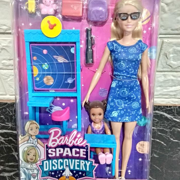 Jual Barbie Science Teacher Classroom Playset, Careers, Space Discovery ...