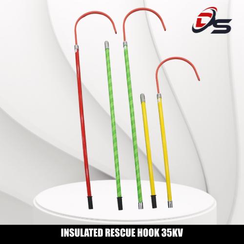 Jual Insulating Rescue Hook 35 KV Fiberglass Kait Penyelamat Isolasi ...