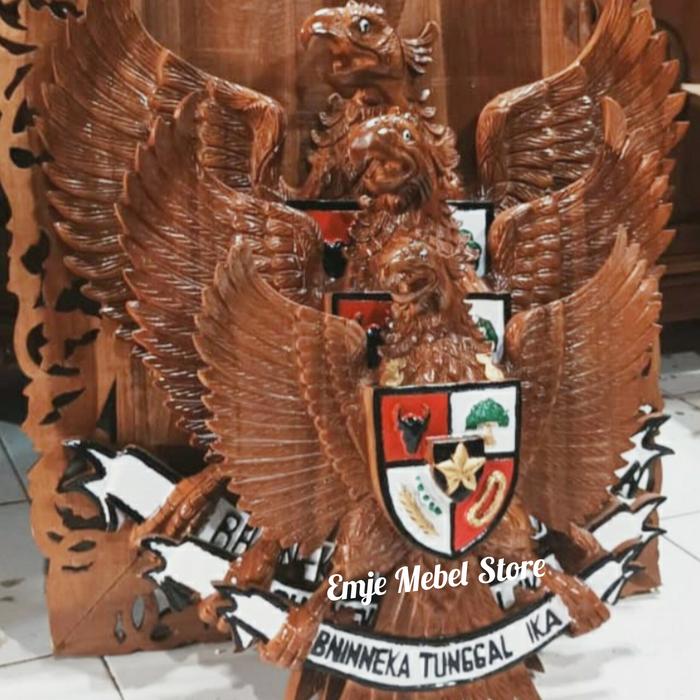 Jual hiasan dinding kayu ornamen ukir burung garuda - Kab. Jepara ...