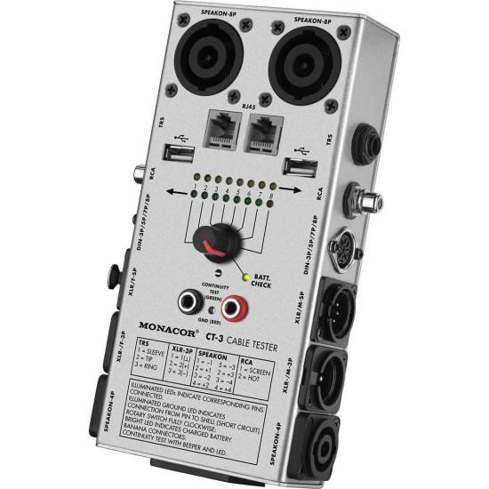 Jual ALCTRON DB4C multi audio cable tester TRS XLR RCA | Alat Tes Cek ...