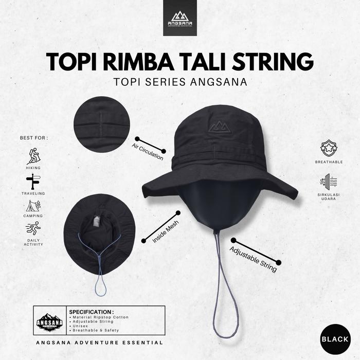 Jual Topi Rimba Angsana Seri Signature Adjustable Rope Di Seller Sweet ...