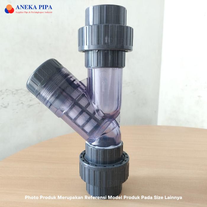 Jual Y Strainer Valve UPVC 2 Inch Socket End ANSI ( ASTM ) - Kota ...