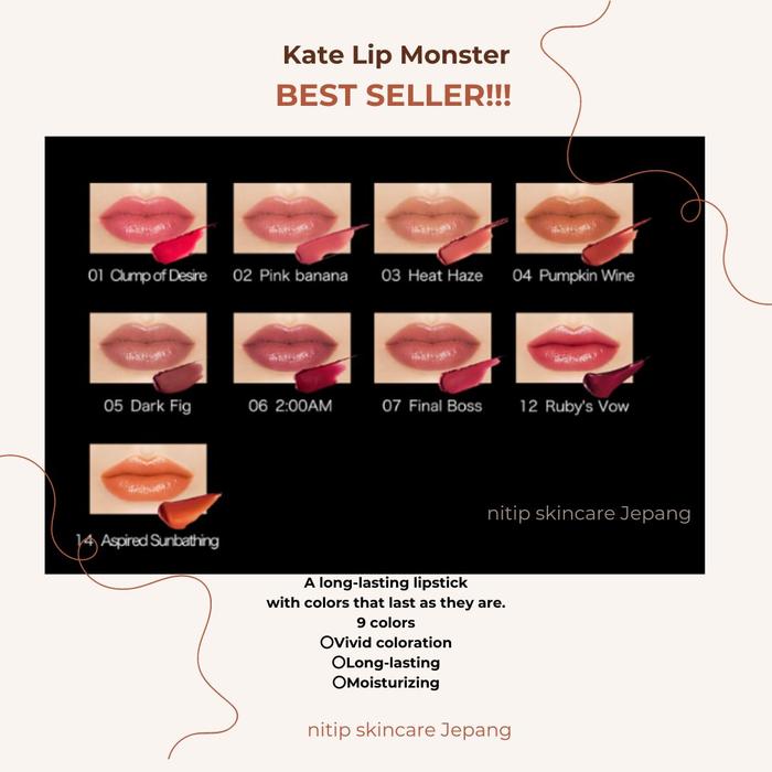 Jual Kate Lip Monster Original Japan Lipstick Di Seller Yama ...