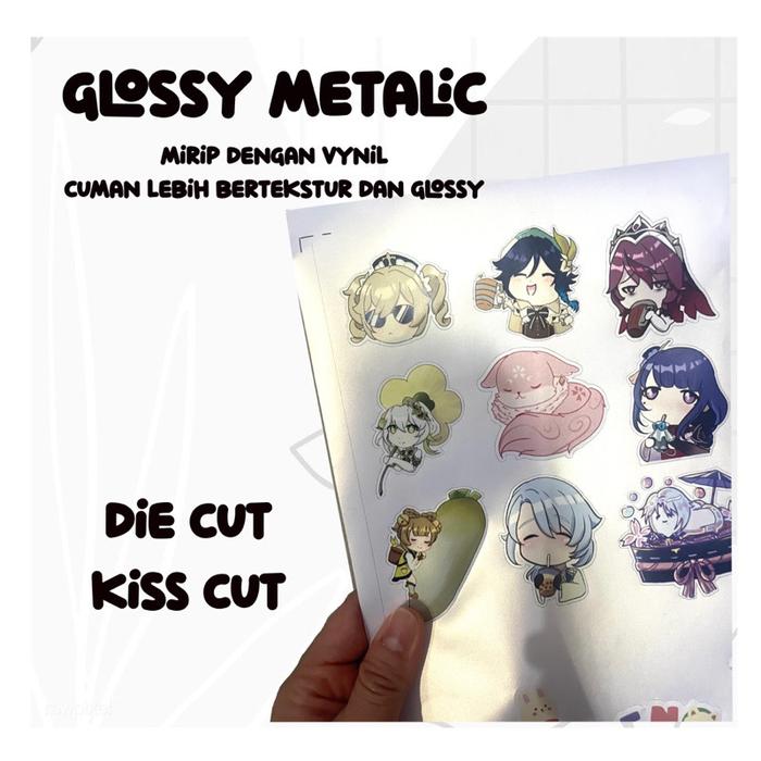 Jual sticker custom / sticker hologram / sticker vynil / sticker mirror ...