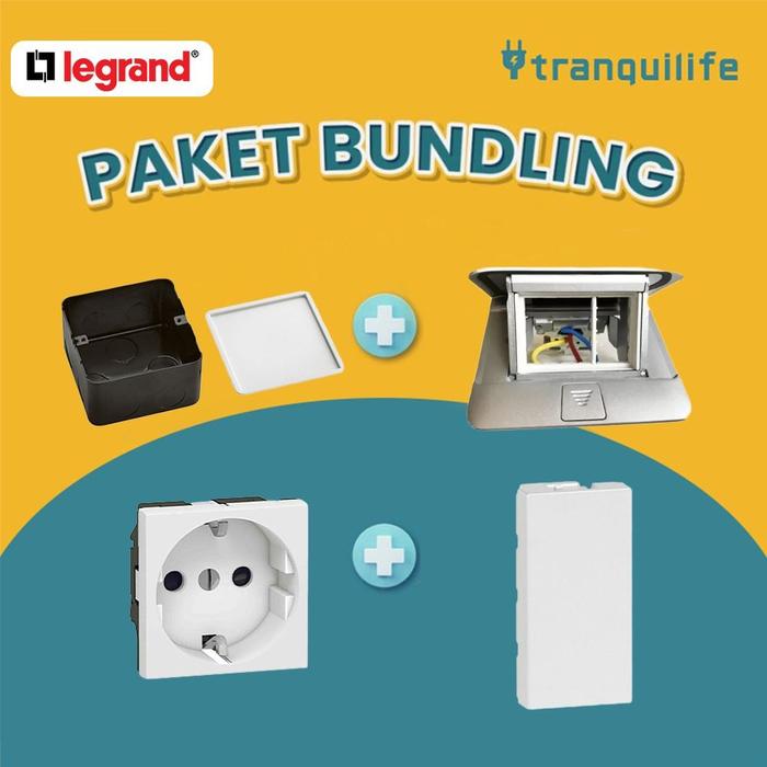 Promo Legrand Frame Stop Kontak Lantai 3Modul Inbowdus Blank Plate ...