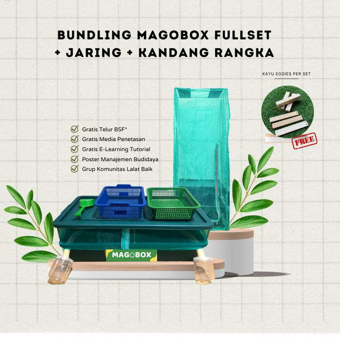 Promo MagoBox Bundling Magbox Fullset & Kandang BSF Rangka Paket ...