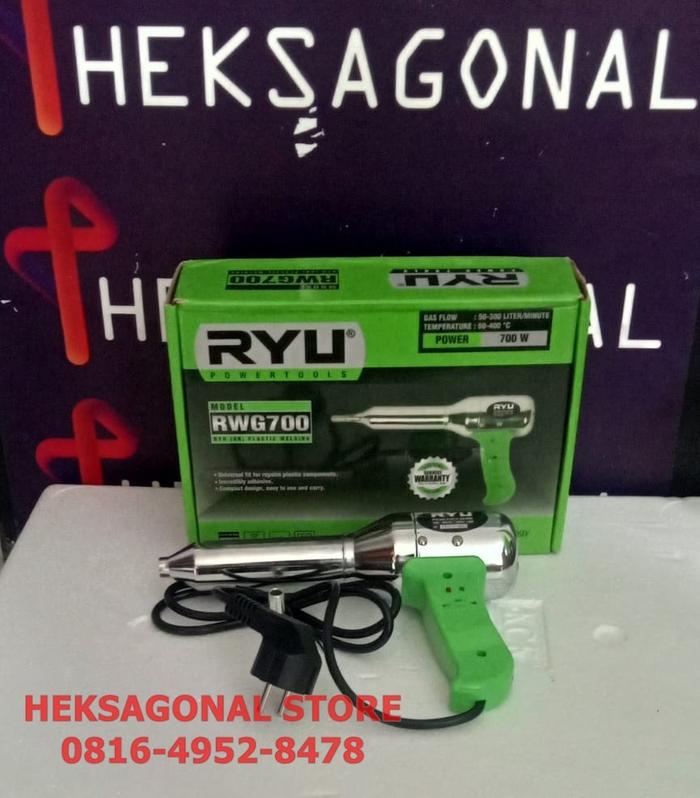 Jual MESIN LAS PIPA PVC RYU RWG 700 LAS PLASTIK HEAT GUN 700W ...