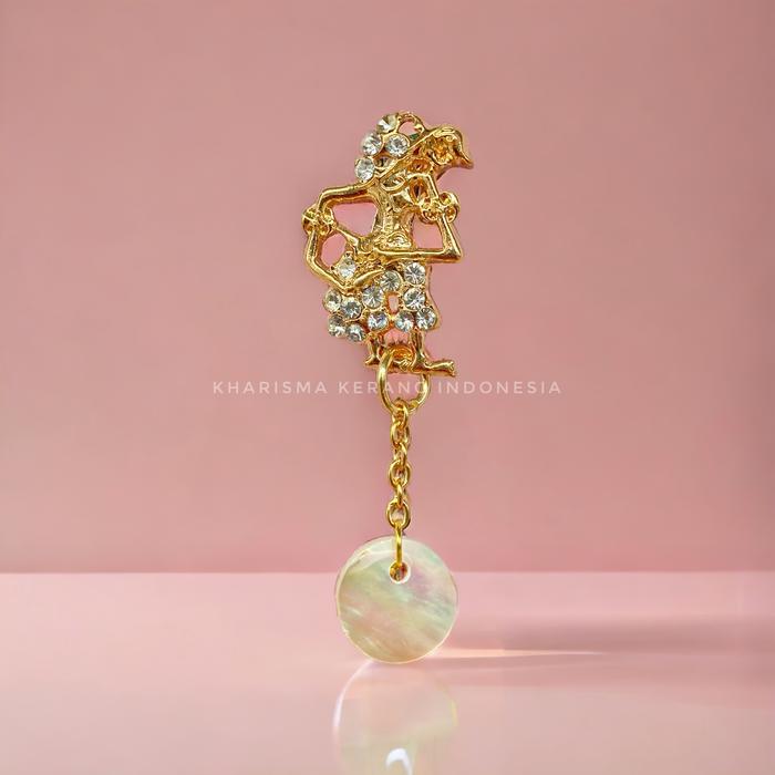 Jual Bros Wayang B Mother of Pearl Brooch Bros Kebaya by Kharisma ...