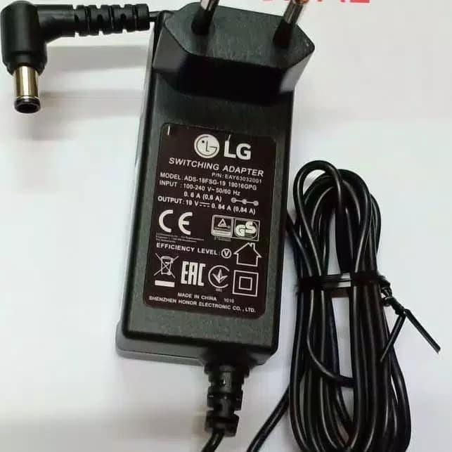 Jual ADAPTOR MONITOR LED TV LG PC LG 19.V 0.8A 16EN33SA 16M35A 16M37A ...