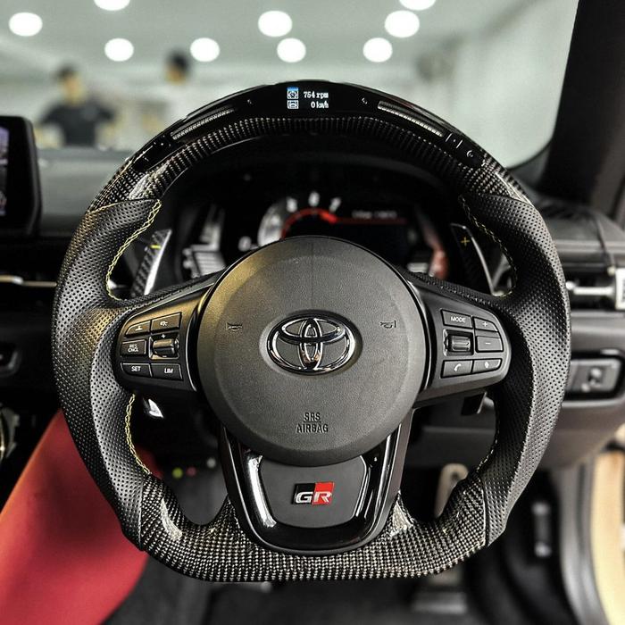 Jual STEERING WHEEL STIR TOYOTA SUPRA A90 FT86 FORTUNER YARIS RACE ...