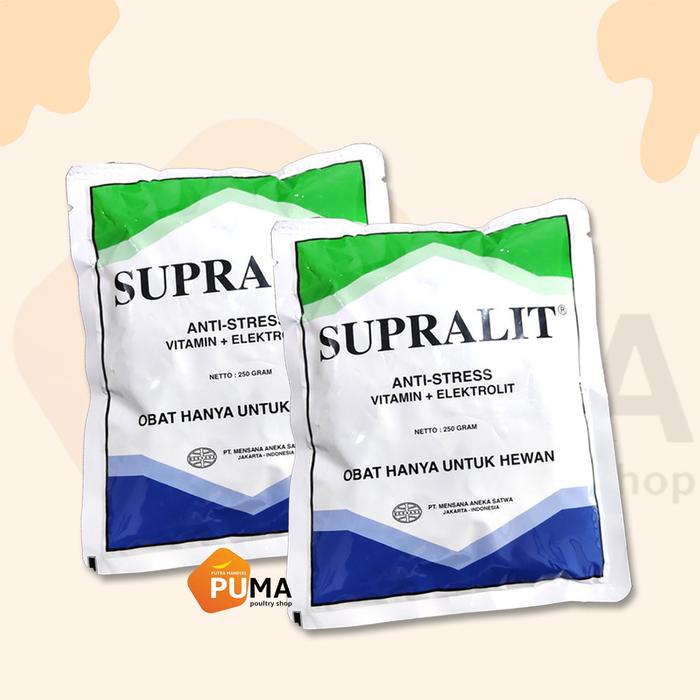Jual SUPRALIT 100 GRAM - ANTI STRESS MENGANDUNG VITAMIN DAN ELEKTROLIT ...