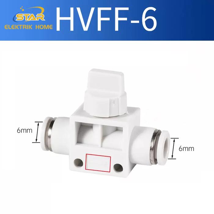 Jual Fitting Pneumatic HVFF Stop Valve Selang 4 6 8 10 12mm - Jakarta Barat - STAR ELECTRIC HOME ...