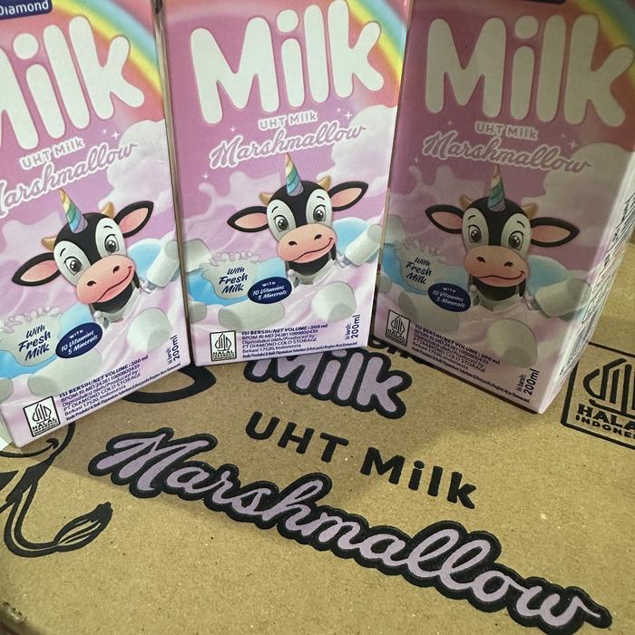 Jual Susu Diamond UHT 125 ml Marshmallow Dus isi 40 pcs - Jakarta ...