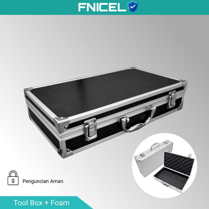 Jual Koper Tool Box Alumunium FNICEL FE001 with Foam / Kotak Perkakas ...