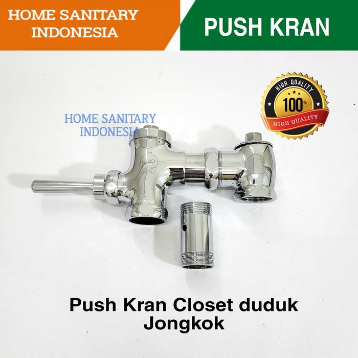 Jual Flush Valve Push Kran stop Kloset Duduk Jongkok Urinal - Jakarta ...