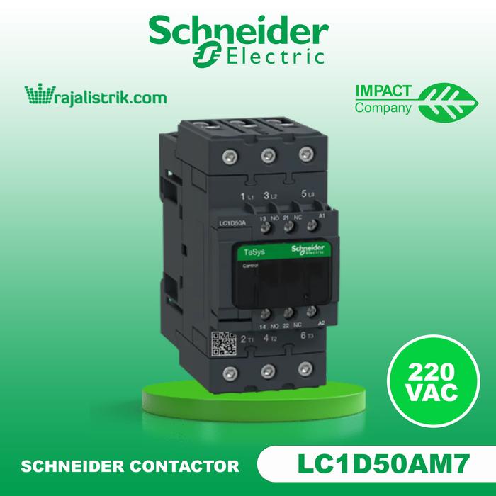 Jual SCHNEIDER CONTACTOR LC1D50AM7 220VAC - Kota Surabaya - Rajalistrik ...