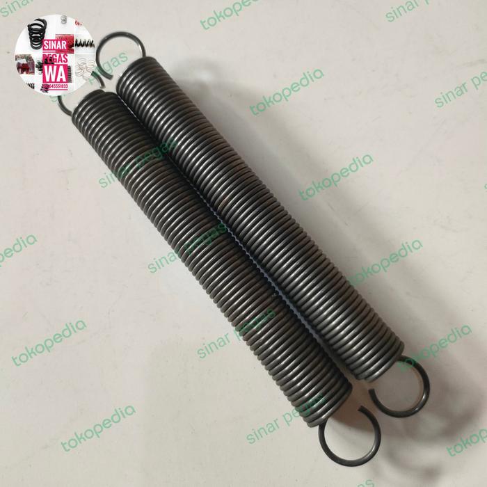 Jual spring tarik baja 2 mm x od 20 mm x panjang total 175 mm - Kab ...