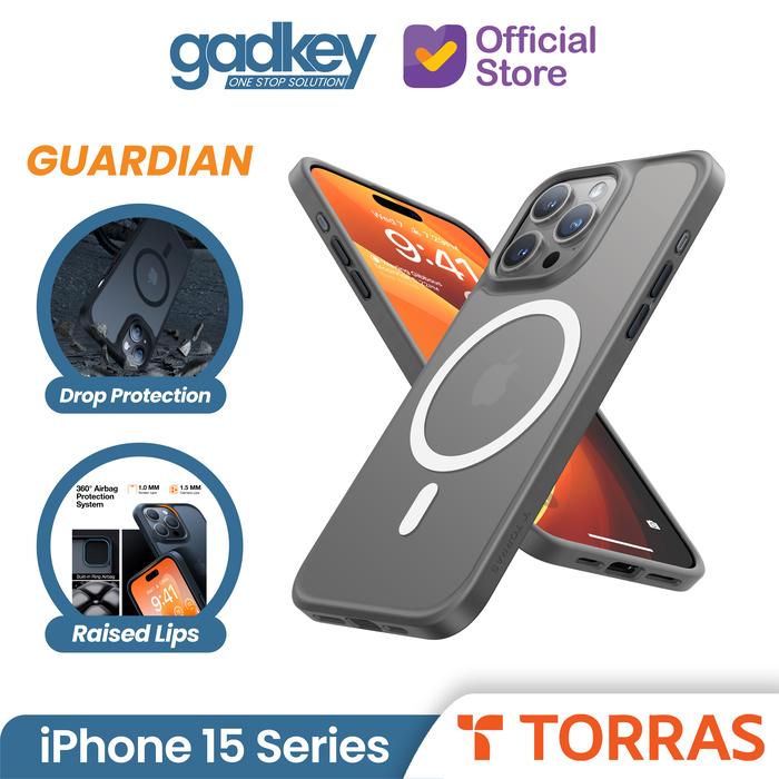 Promo Case iPhone 15 Pro Max Plus Torras Guardian Magsafe Slim Casing ...