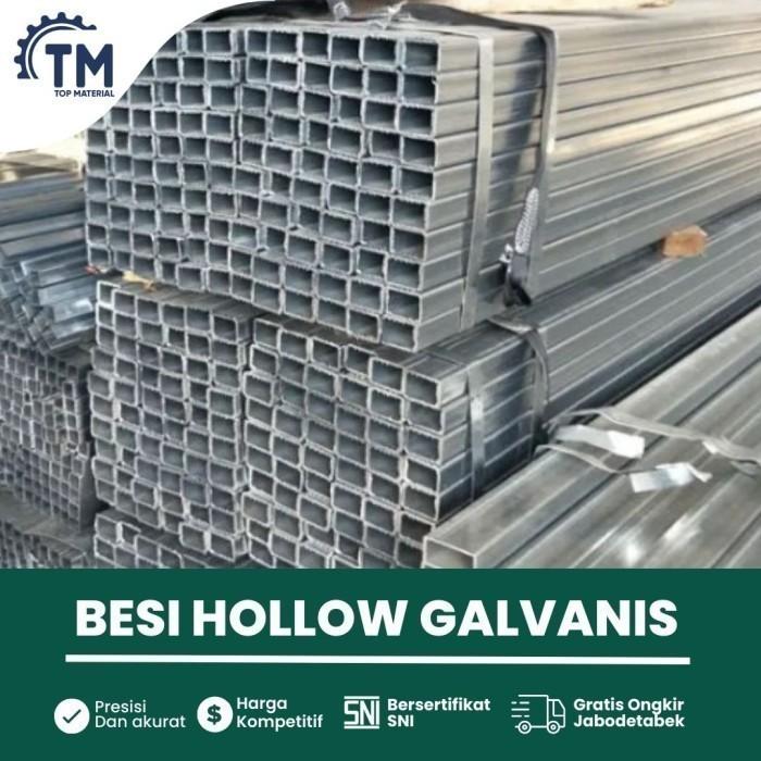 Jual Harga Besi Hollow Galvanis 2.5x5 (20 x 50mm) Tebal 2mm x 6 Meter ...