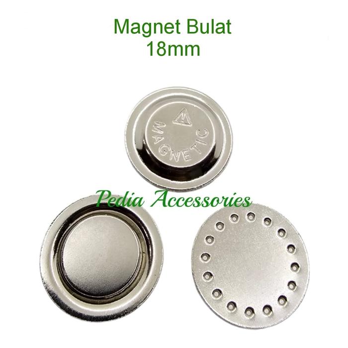 Jual Magnet Nama Dada/Magnet Pin Bulat 28mm(18mm) - Jakarta Pusat ...