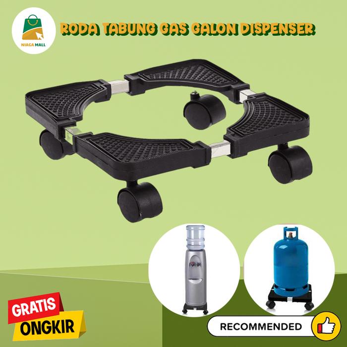 Promo Roda Roller Alas Dudukan Tabung Gas Galon Dispenser Portable ...