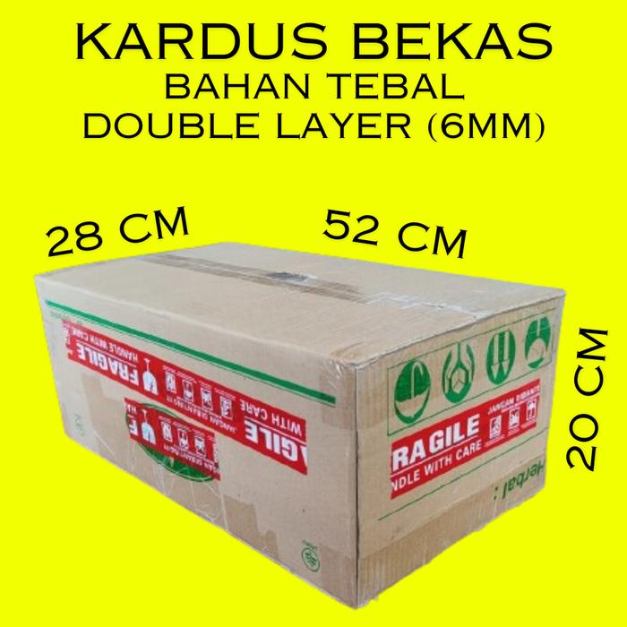 Jual Kardus Bekas Bahan Tebal 2 Layer Kondisi Oke - Kota Tangerang ...