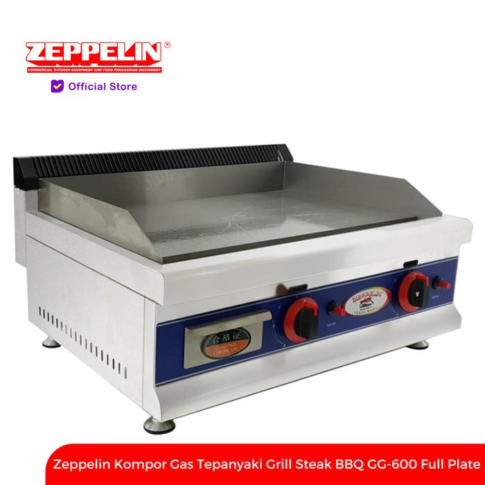 Jual Zeppelin Kompor Gas Tepanyaki Grill Steak BBQ GG-600 Full Plate ...
