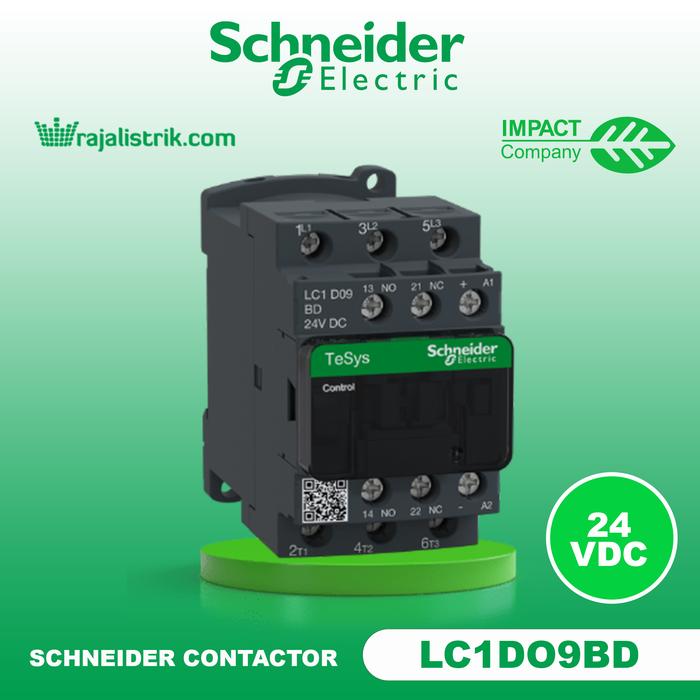 Jual SCHNEIDER CONTACTOR LC1D09BD 24VDC - Kota Surabaya - Rajalistrik ...