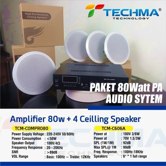 Promo Paket Audio Sound System Audio Mixer Power Amp+Ceiling Speaker - Kota Semarang - JMEDIA ...