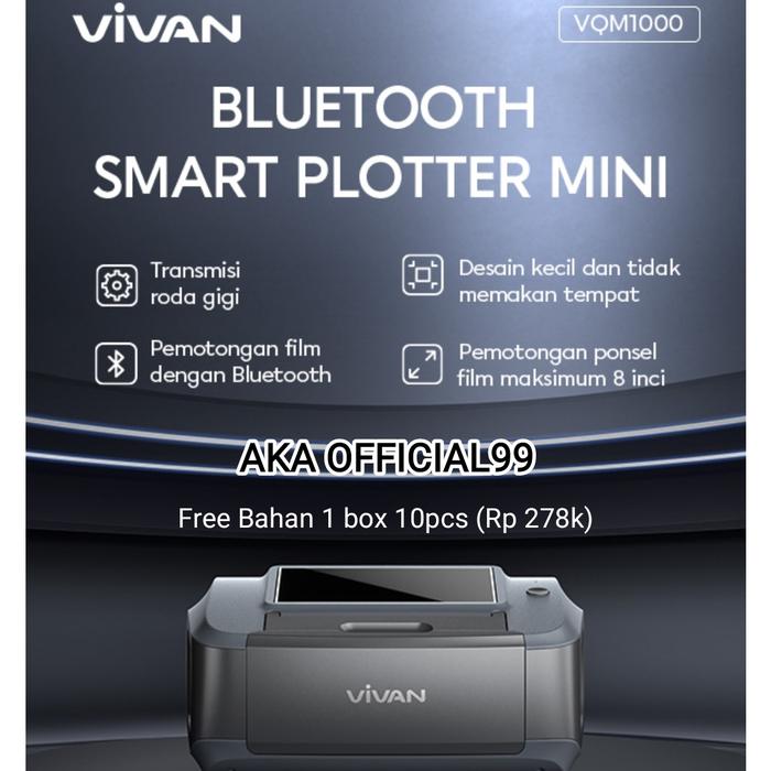 Jual VIVAN VQM1000 All New Bluetooth Mini Smart Plotter Mesin Cutting ...