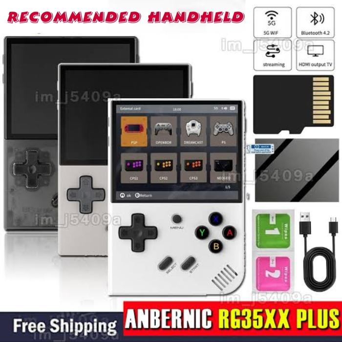 Jual Anbernic Rg35xx Plus + Best Konsol Game 128gb 64gb Handheld Psp ...