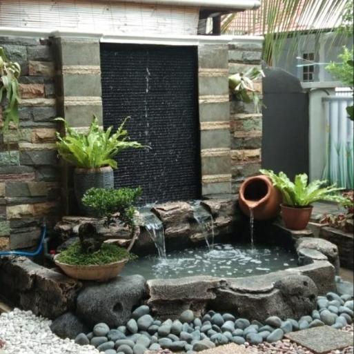 Jual kolam minimalis batu alam andesit - Jakarta Barat - suster taman ...