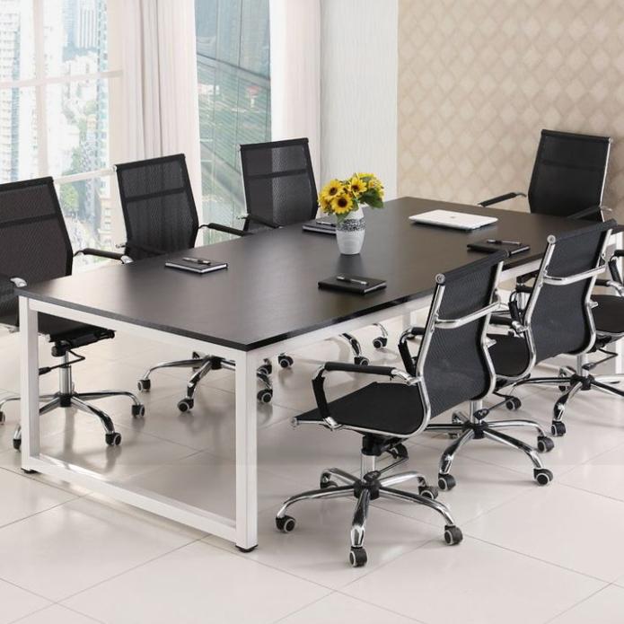 Promo meja meeting ukuran 240×120, meja kantor meja staf, meja kerja ...