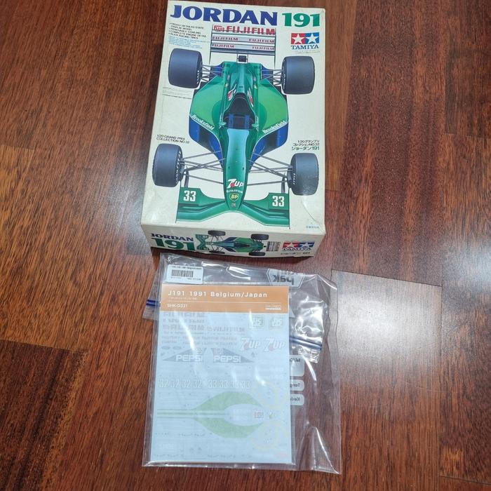 Jual tamiya 1/20 f1 jordan 191 + shunko decal formula 1 - Kota Bandung ...