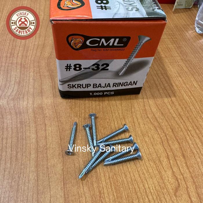 Jual Sekrup Baja Ringan GRC Putih CAMEL 8 X 32 - Jakarta Barat - Vinsky ...