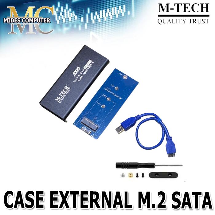 Jual External Case SSD M2 SATA NGFF Casing Enclosure M.2 SATA B-Key USB ...