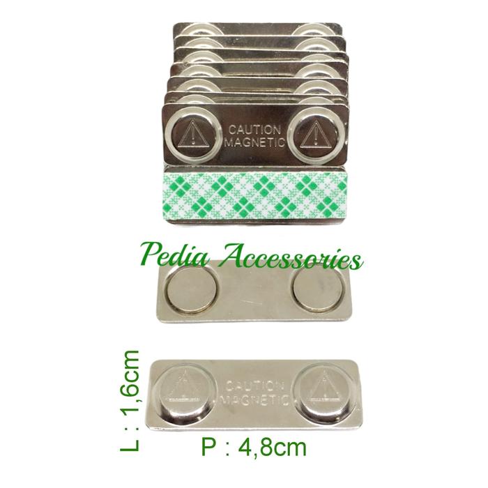 Jual MAGNETIC / MAGNET NAME TAG NAMA DADA CAUTION 12mm - Jakarta Pusat ...