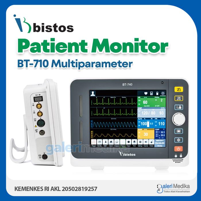 Jual Patient Monitor Bistos BT-740 Multi Parameter EKG / Monitor Pasien ...