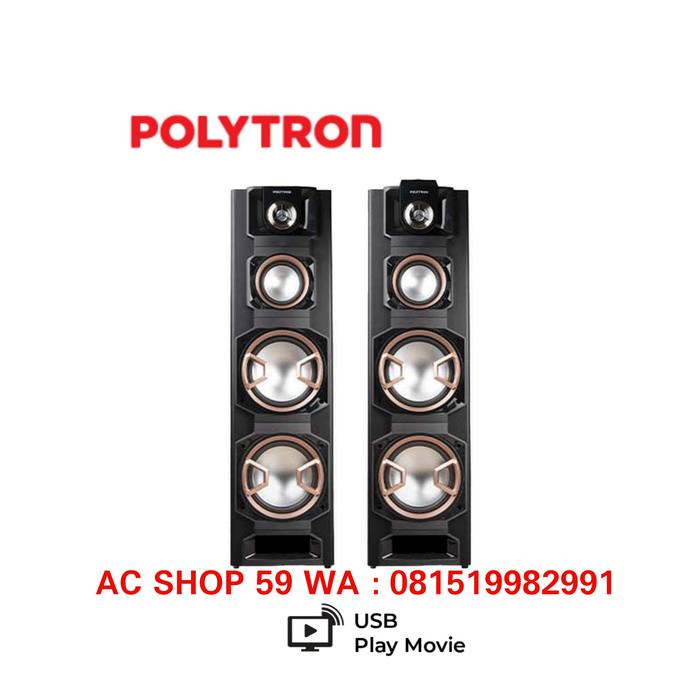 Jual SPEAKER ACTIVE POLITRON PAS 78EF28 BLUETOOTH KARAOKE 2 MIC INPUT ...